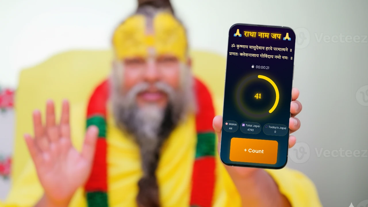 Free Online Radha Naam Jap Counter – Chant with Devotion, Count with ...